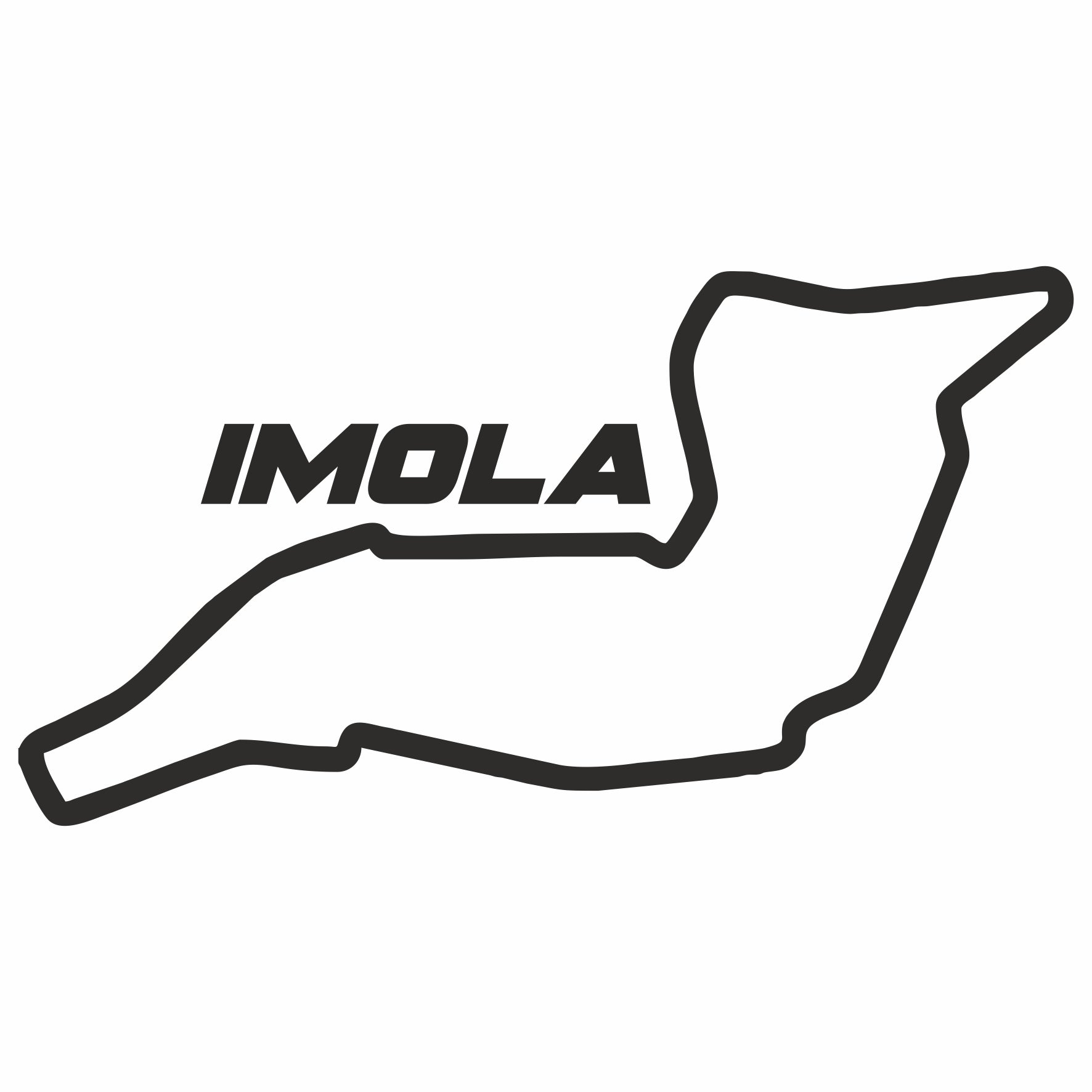 Imola Sticker – Vintage Pig Ltd
