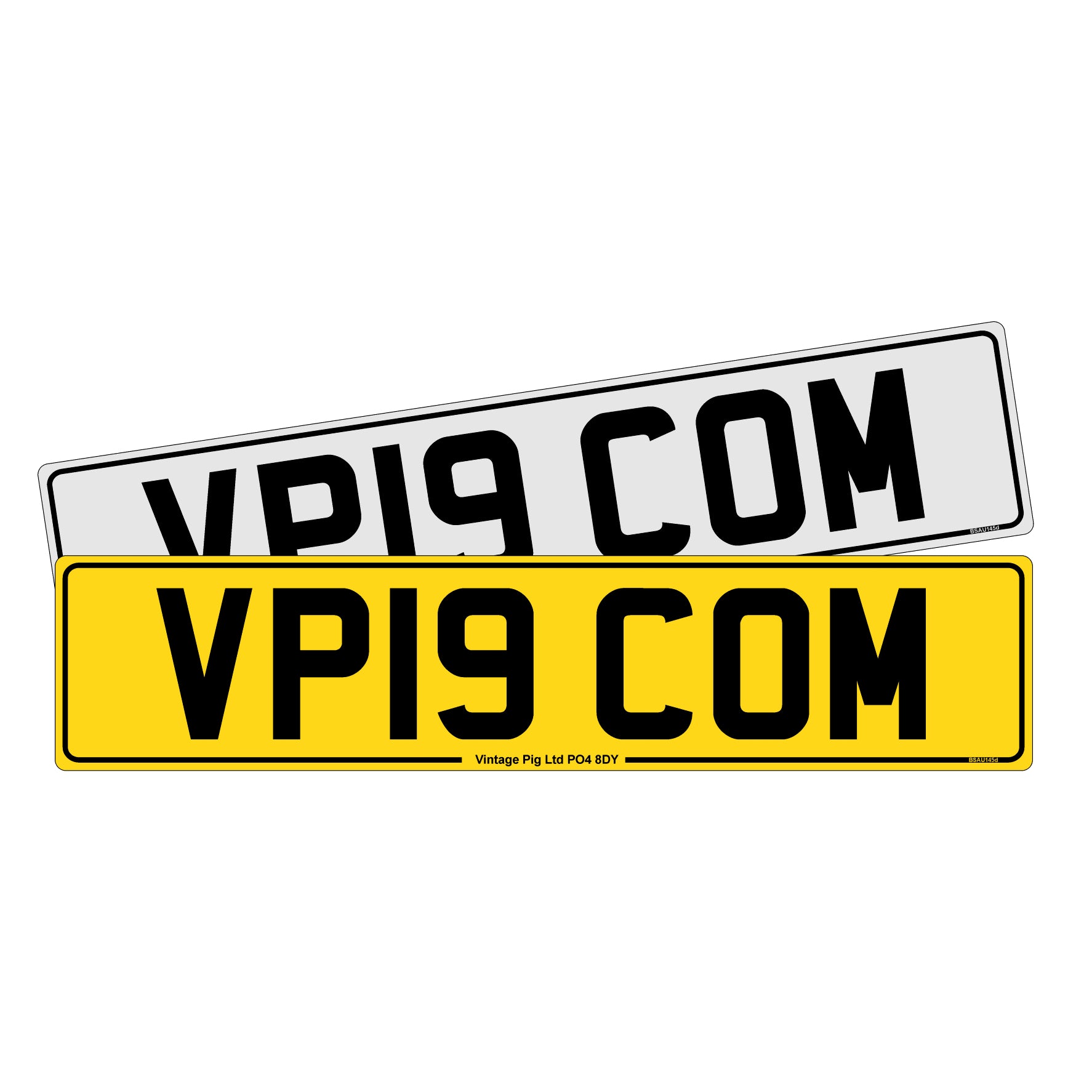 Number Plates – Vintage Pig Ltd